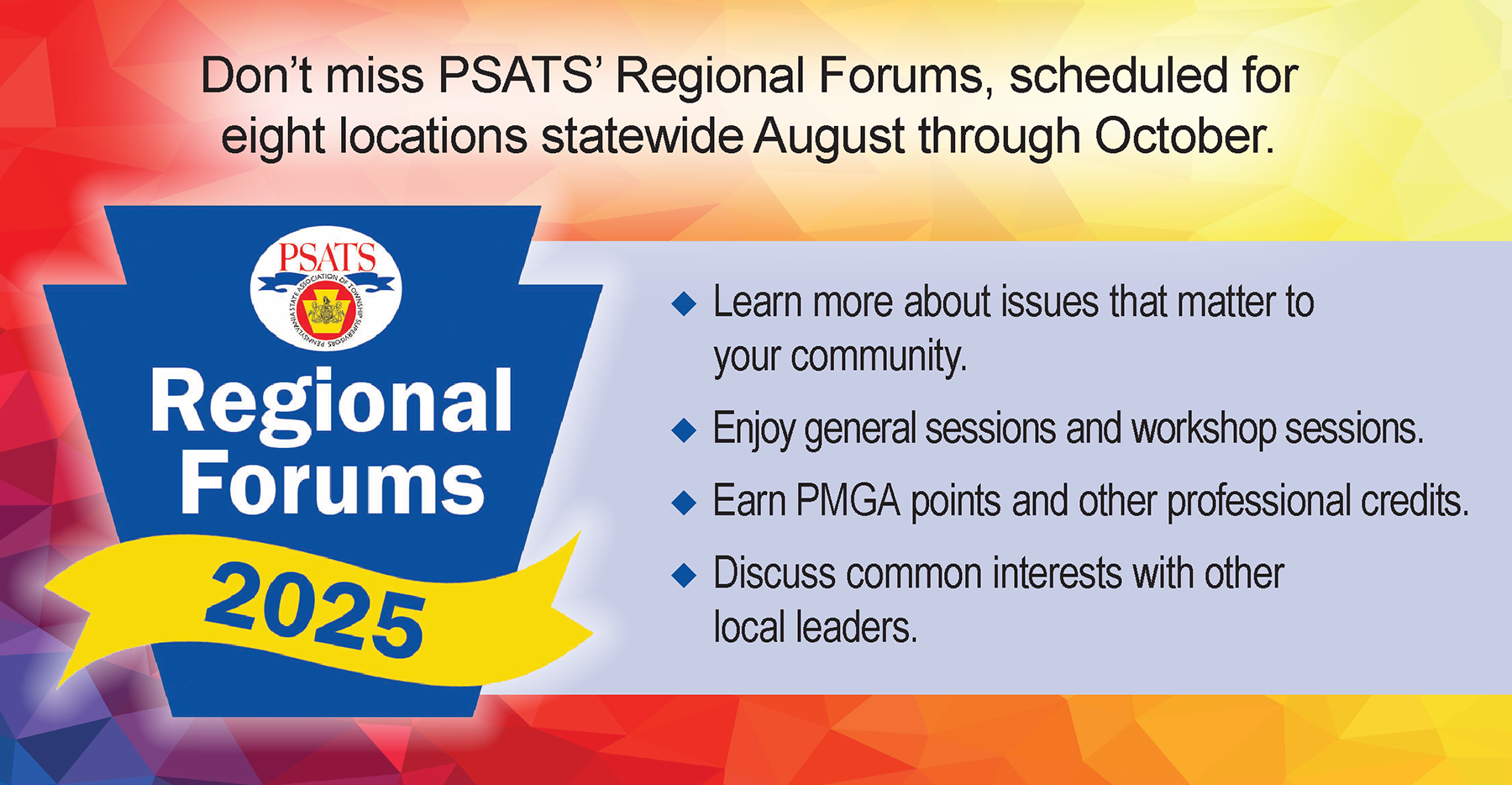 Regional Forums - PSATS Main